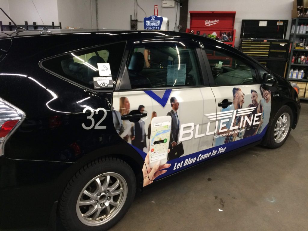 BLUELINE TAXI ADVERTISING - K6 Media
