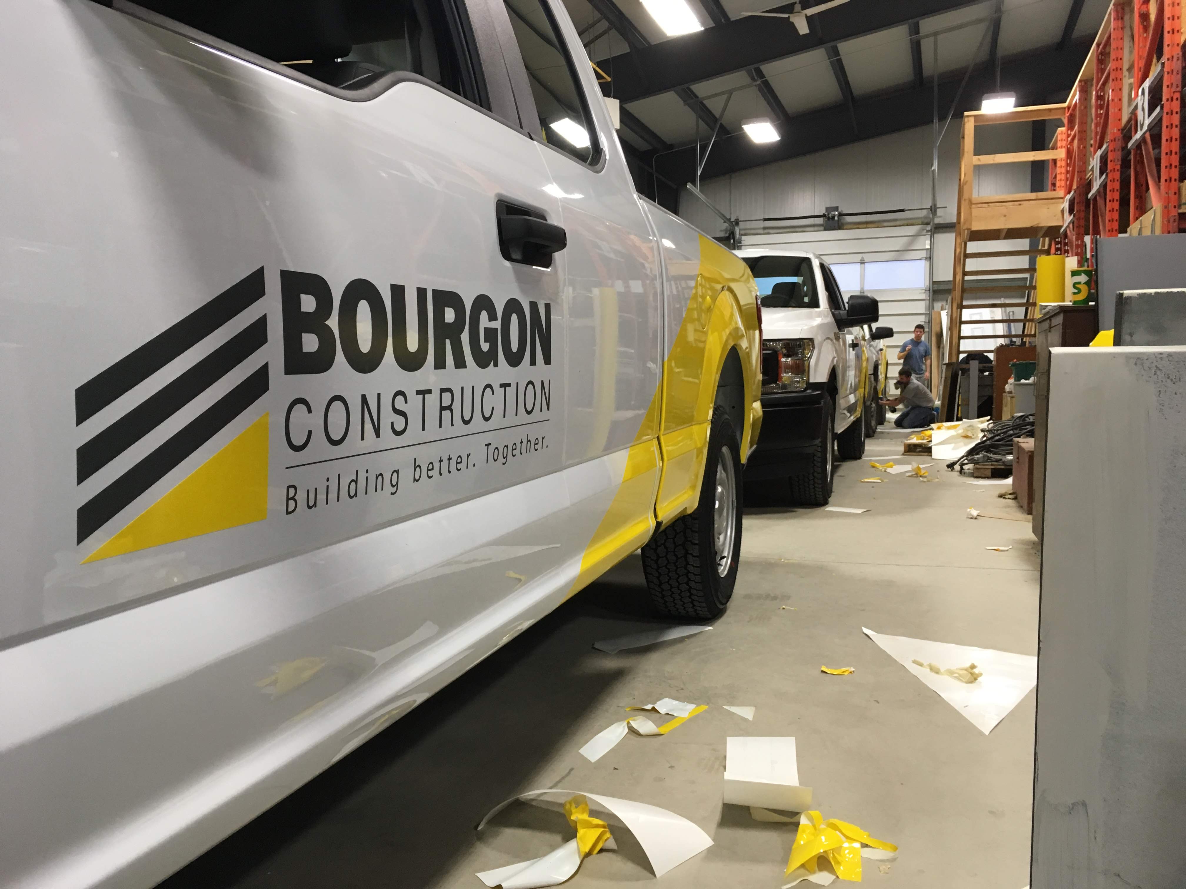 BOURGON CONSTRUCTION FLEET WRAPS - K6 Media