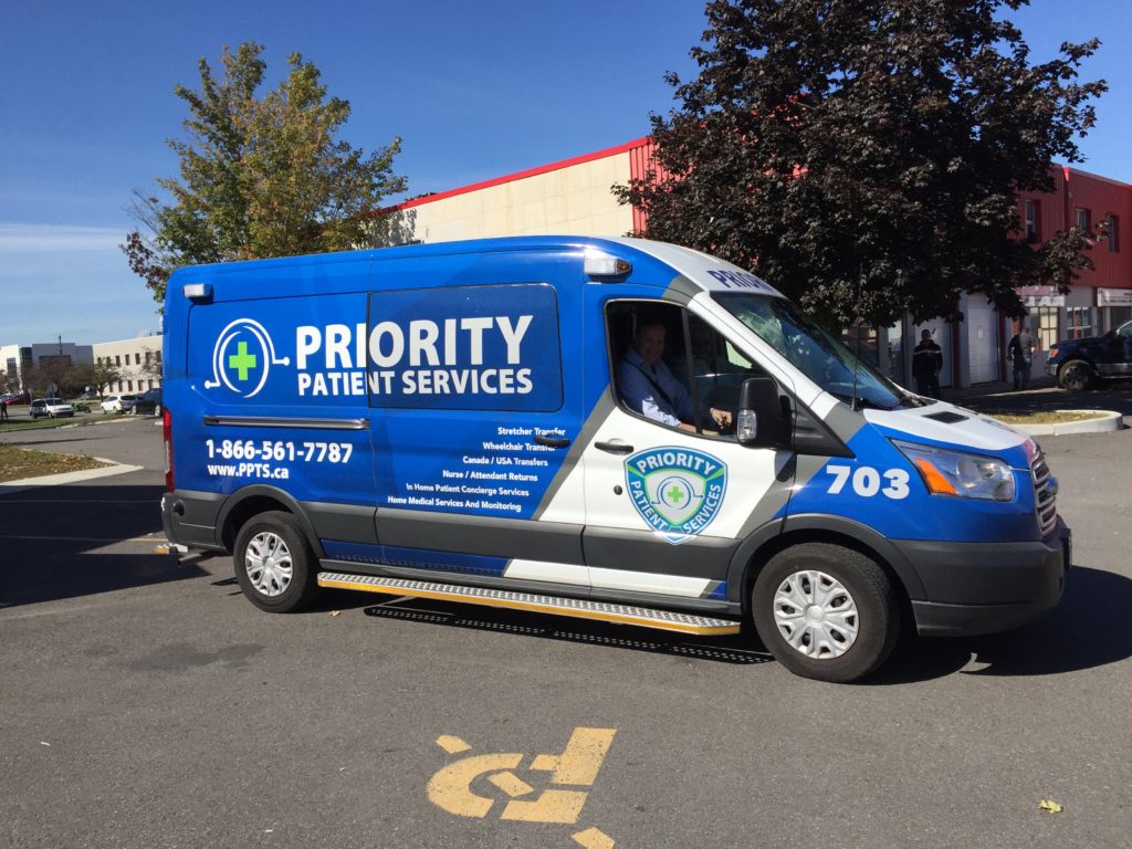 Priority Patient Services transit Van Wrap - K6 Media