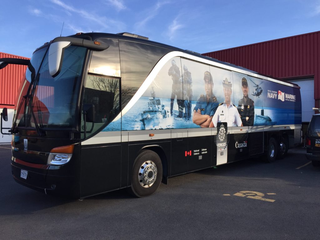 ROYAL CANADIAN NAVY BUS WRAP - K6 Media