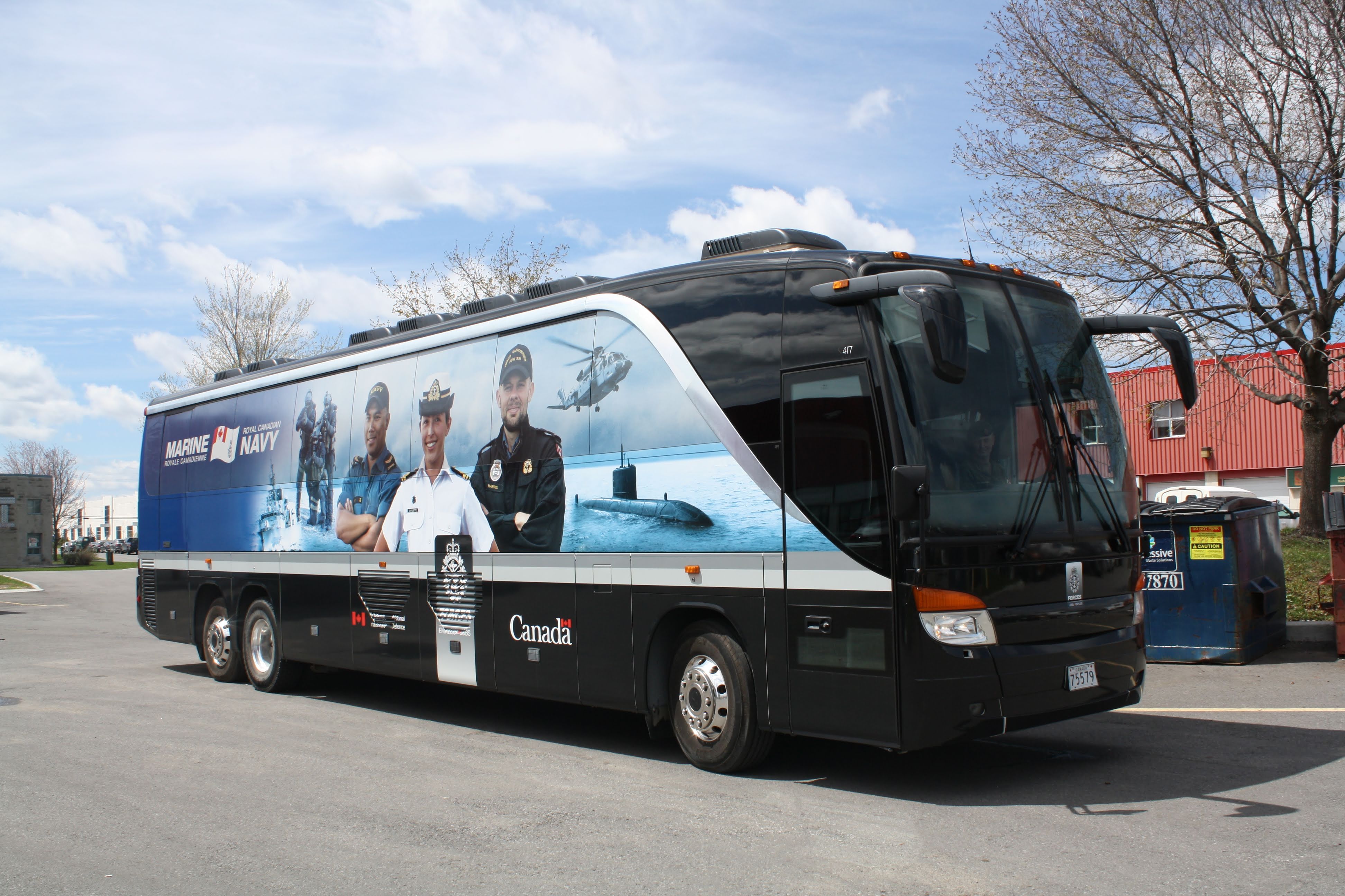 ROYAL CANADIAN NAVY BUS WRAP - K6 Media