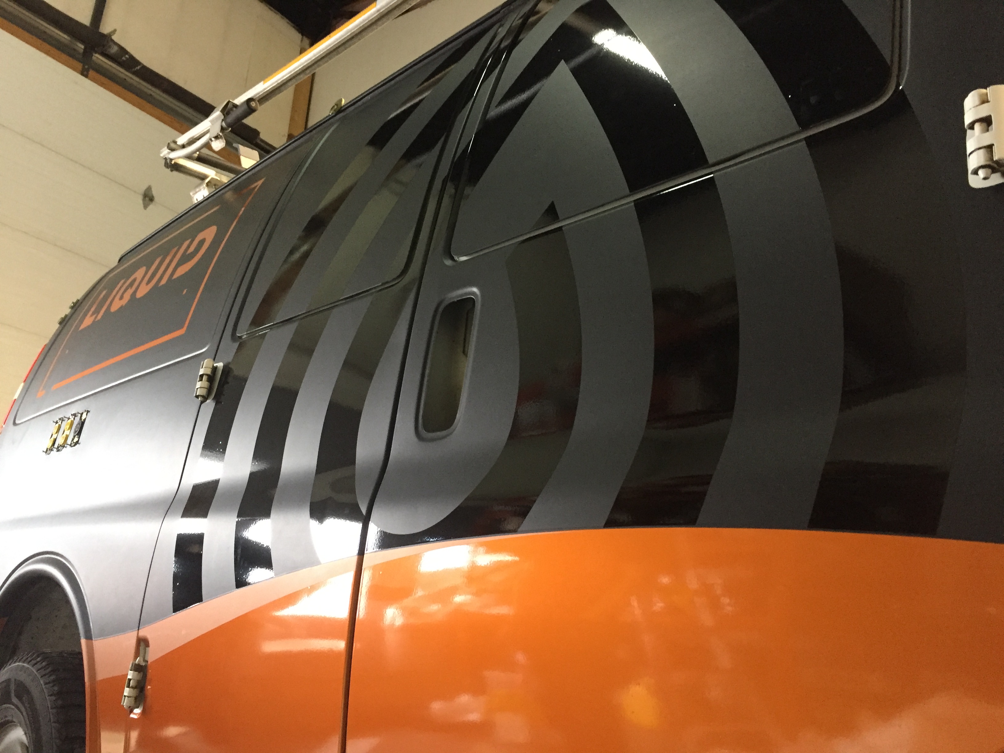 liquid copper Van wrap - K6 Media