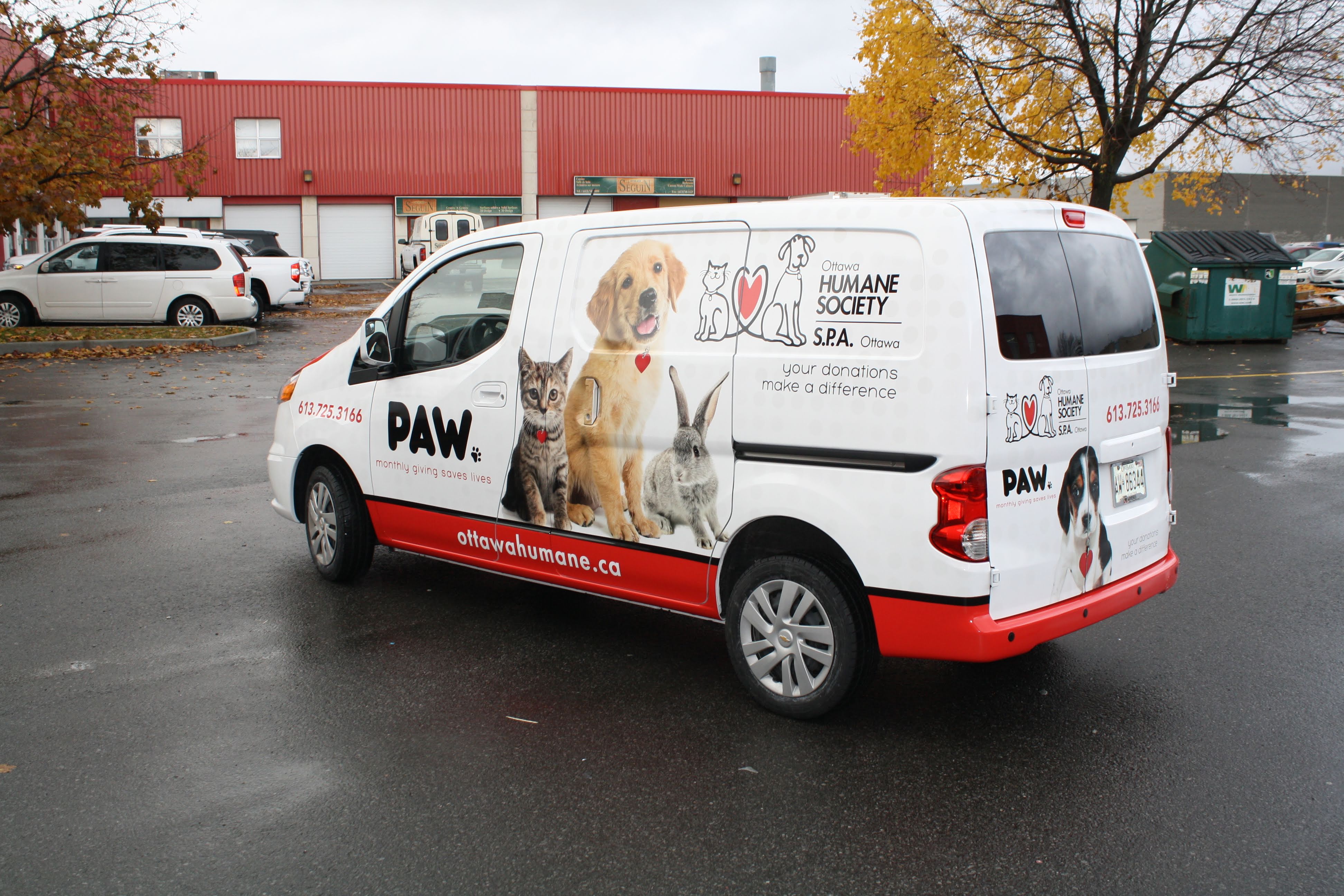 Humane Society Van Wrap - K6 Media