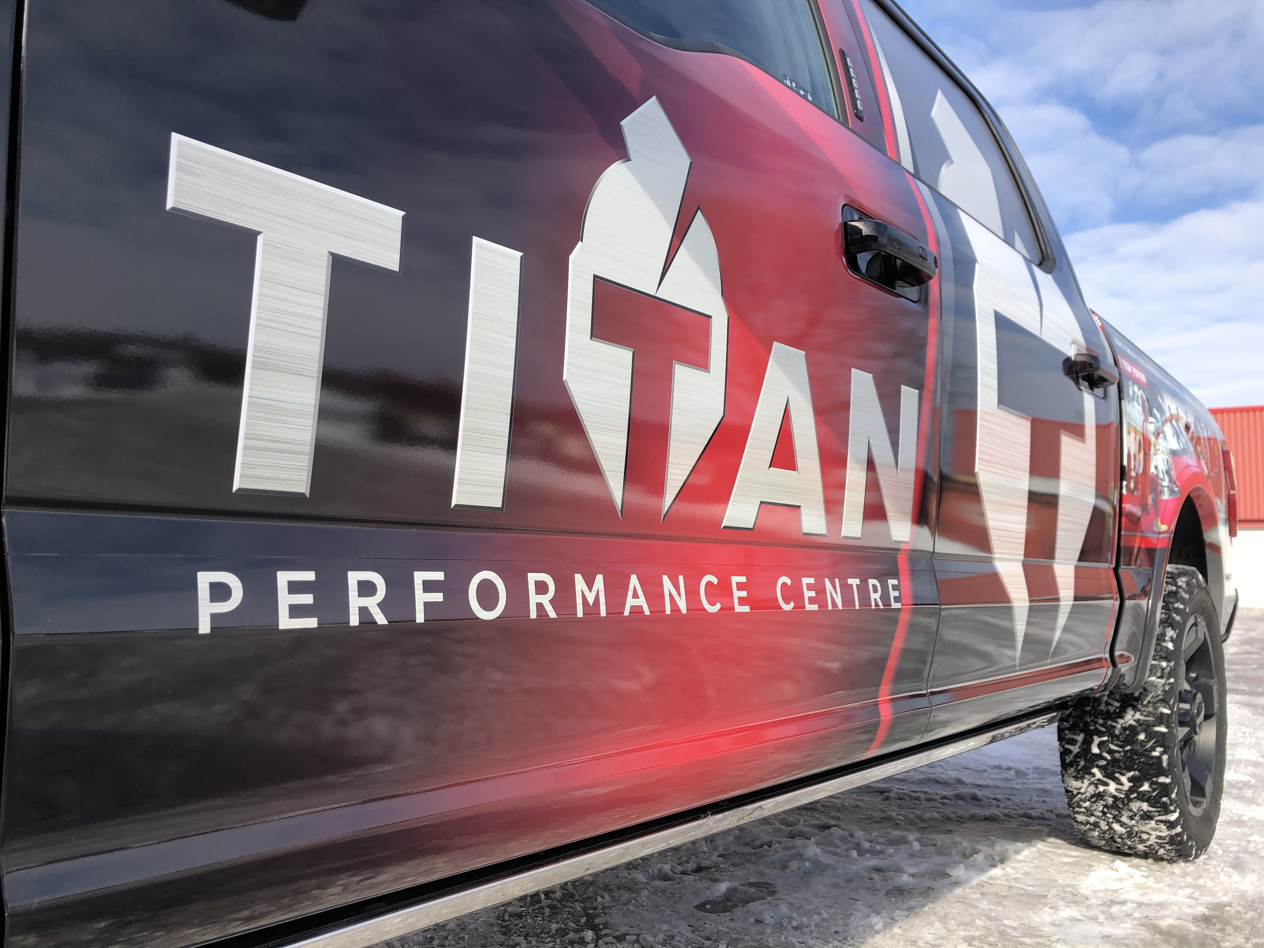 Titan Performance Centre Truck Wrap - K6 Media